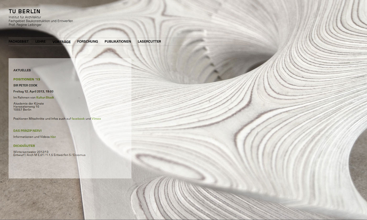 Regine Leibinger - Professor at TU Berlin | Barkow Leibinger